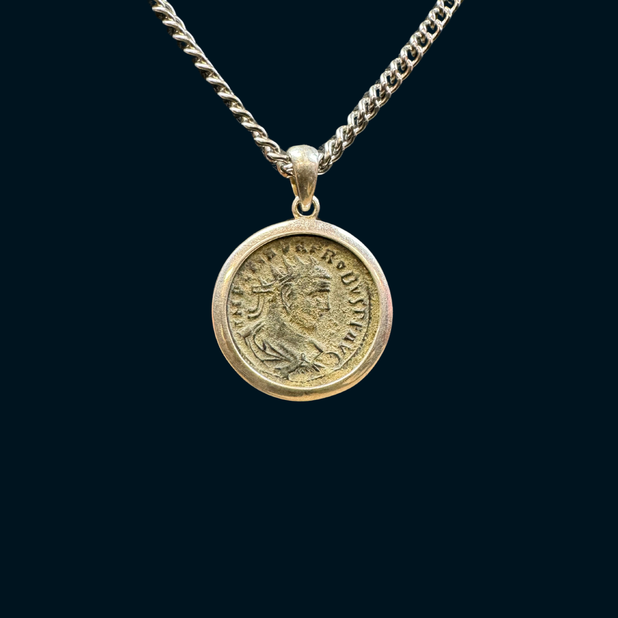 Emperor Diocletian Ancient Coin Pendant in Sterling Silver – Ancient Levant