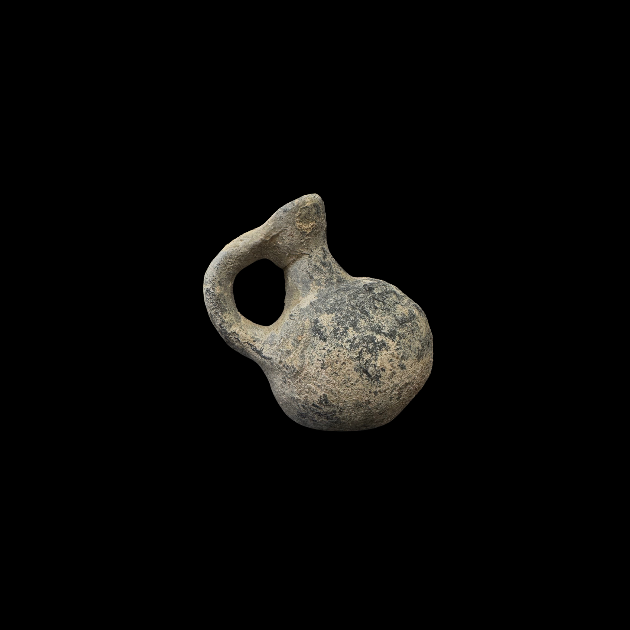 Iron Age Black Pottery Oil Dipper | Ancient Judean Artifact from King ...