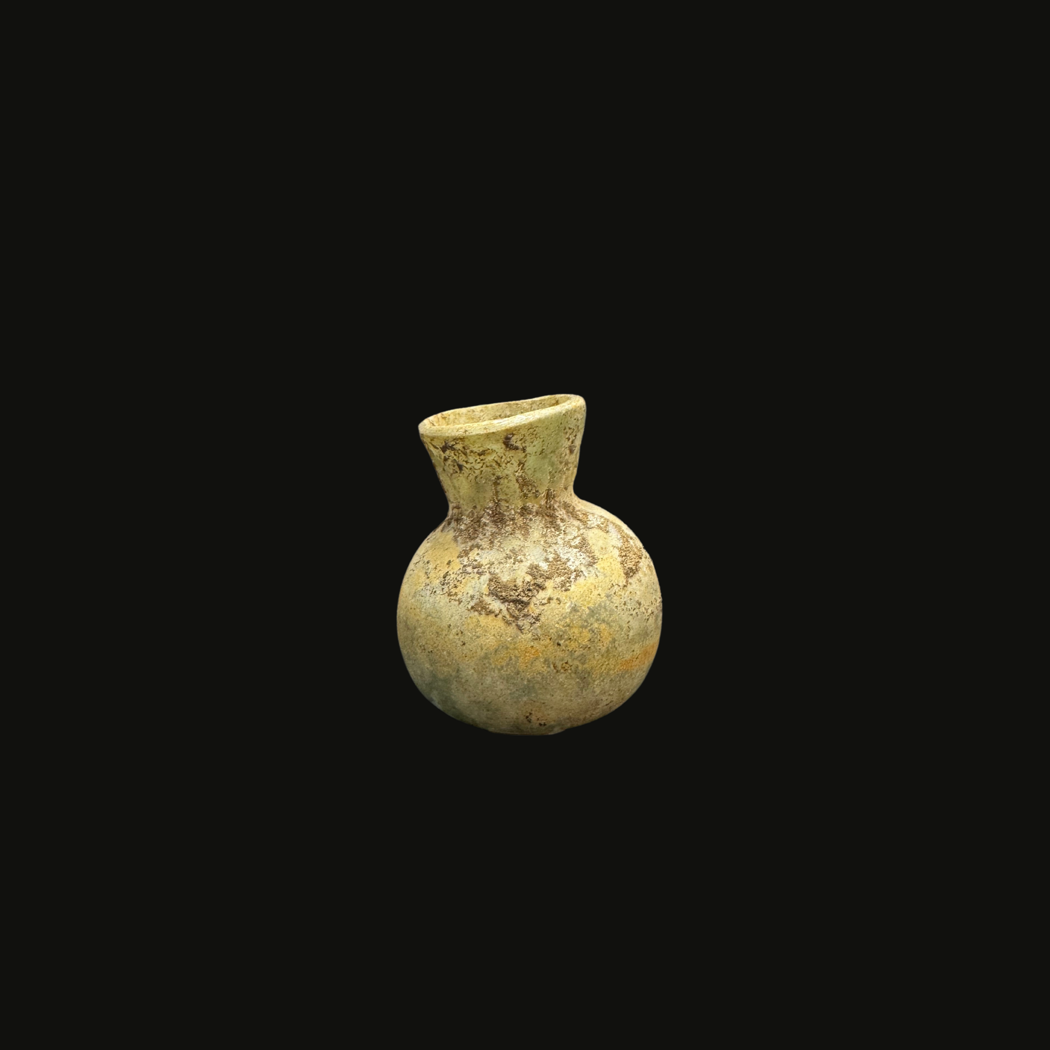 Ancient Roman Glass Anointing Oil Jar - Gezer Israel Artifact – Ancient ...