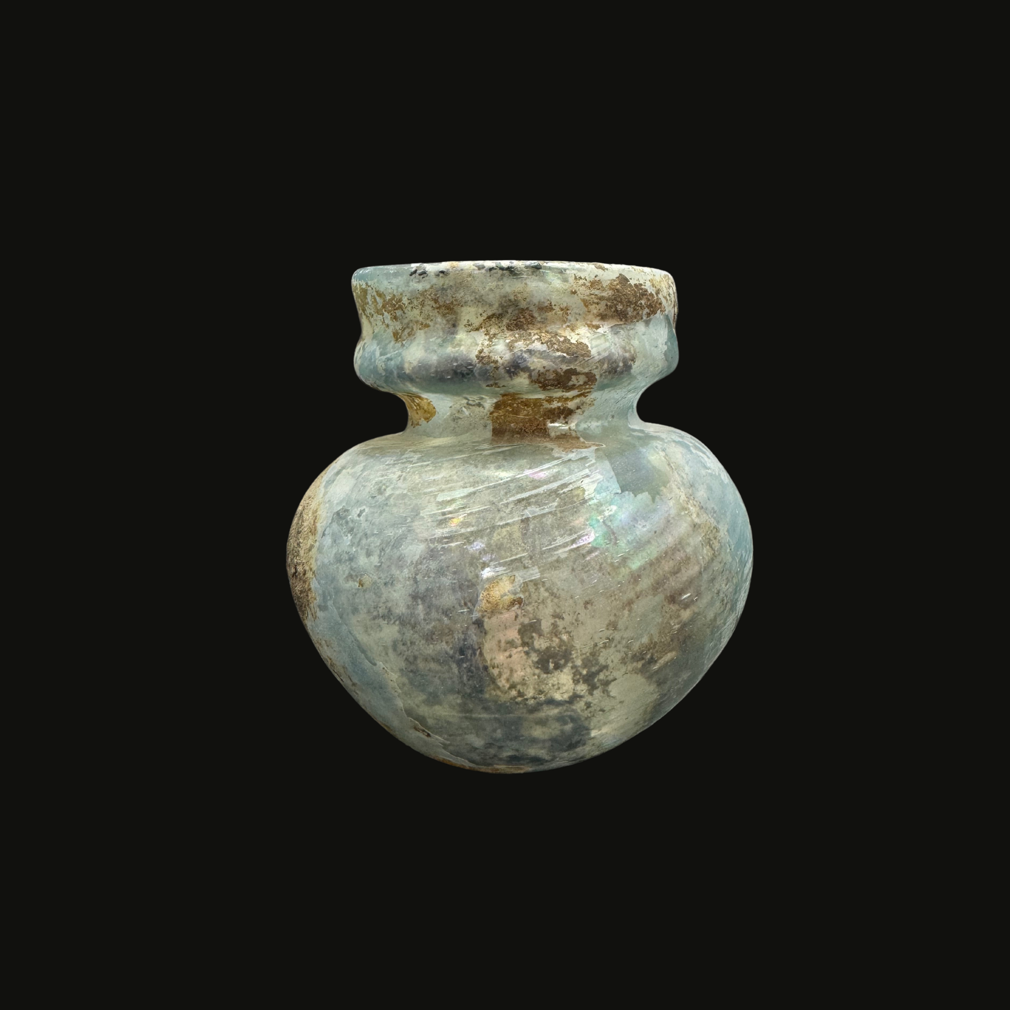 Ancient Roman Glass Jar - 1st Century Jerusalem Artifact – Ancient Levant